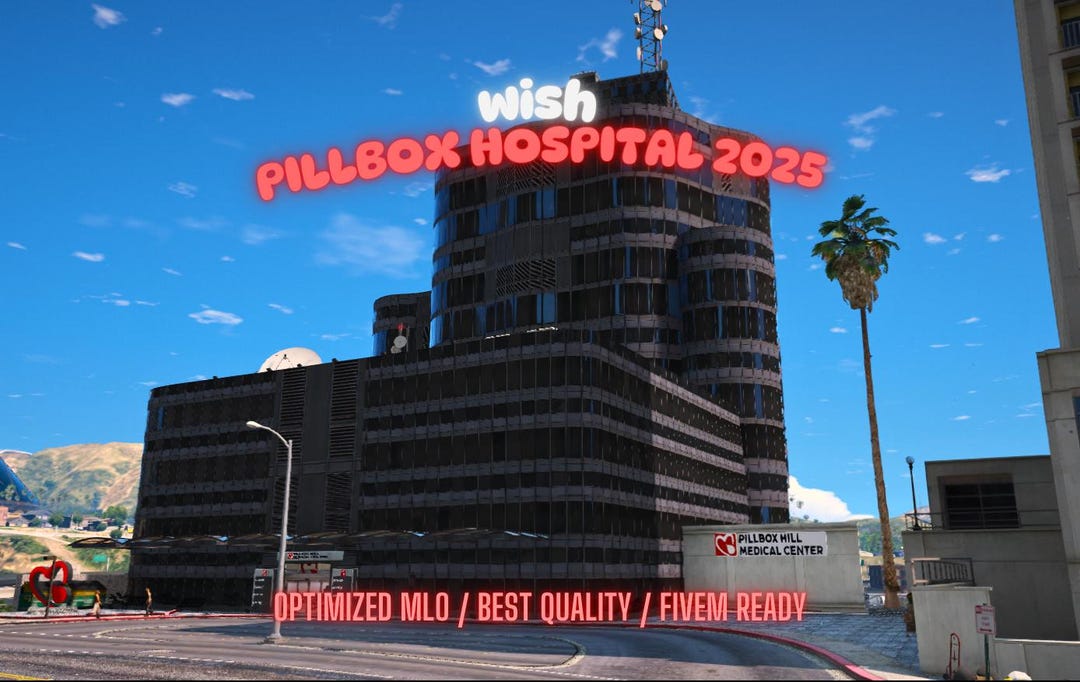 Pillbox Hospital 2025 | MLO/MAP | Fivem GTAV | Optimized | Drag and ...