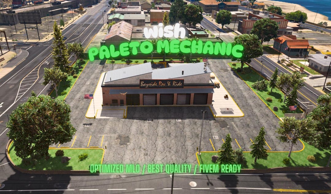 Redneck Mechanic | MLO/MAP | Fivem GTAV | Optimized | Drag and Drop ...