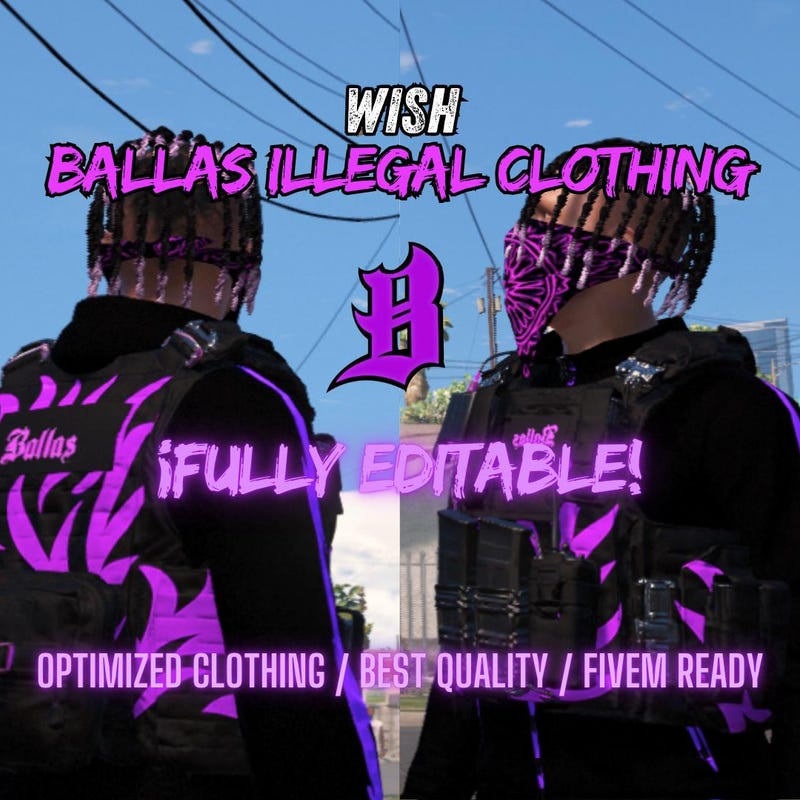 Fivem Clothing Gang Pack - Etsy