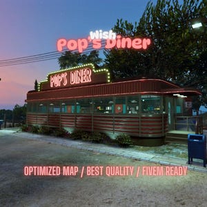 Pop's Diner | MLO/MAP | Fivem GTAV | Optimized | Drag and Drop Files ...