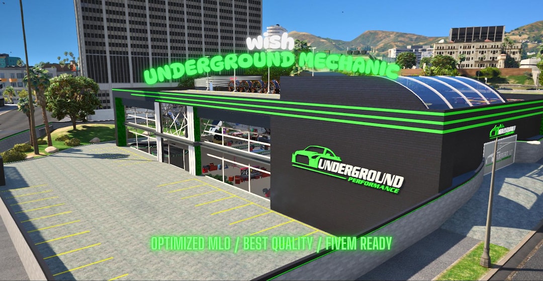 Underground Mechanic | Fivem GTAV | Optimized | Drag and Drop Files ...