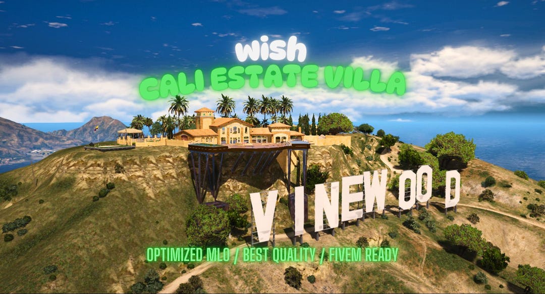 Cali Estate Villa | MLO/MAP | Fivem GTAV | Optimized | Drag and Drop ...