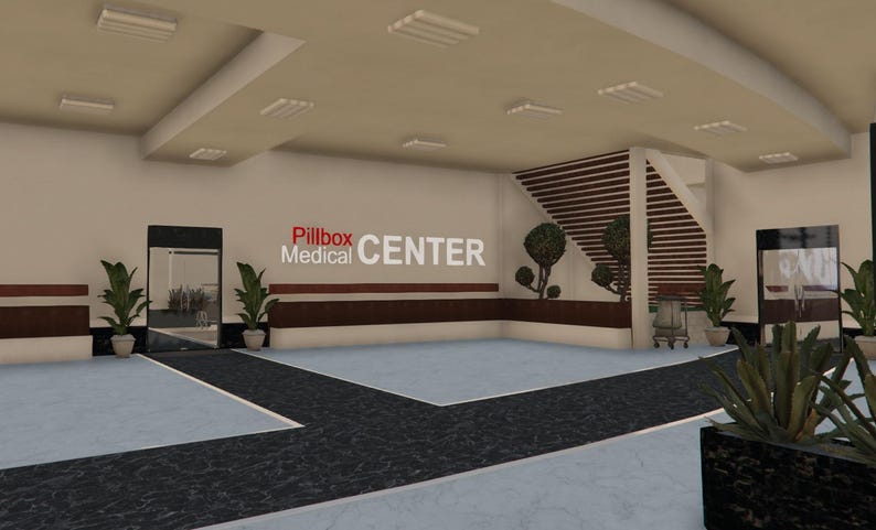 Pillbox Hospital Reworked | MLO/MAP | Fivem GTAV | Optimized | Drag and ...