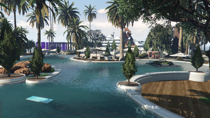 Party Island Map for GTA 5 FiveM - Etsy México