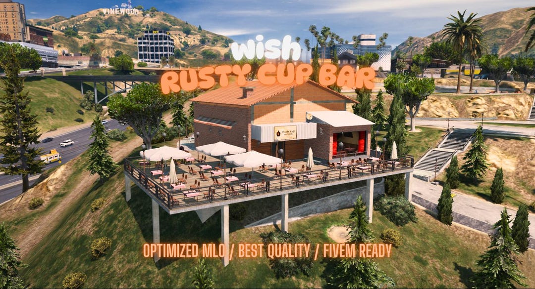Rusty Cup Bar | MLO/MAP | Fivem GTAV | Optimized | Drag and Drop Files ...