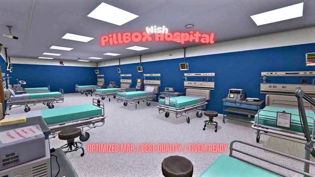 Pillbox Hospital | MLO / MAP | Fivem GTAV | Optimized | Drag and Drop ...