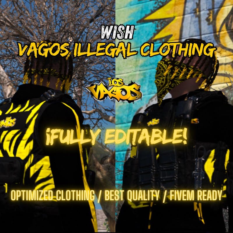 Fivem Clothing Gang Pack - Etsy