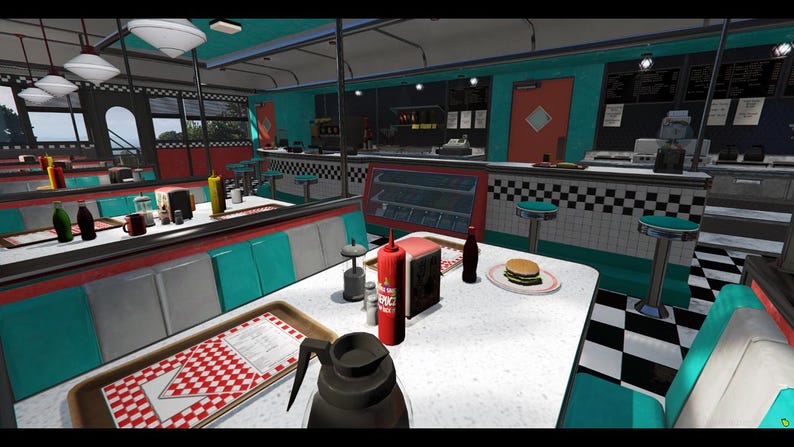 Pop's Diner | MLO/MAP | Fivem GTAV | Optimized | Drag and Drop Files ...