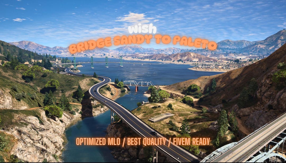 Bridge Sandy to Paleto | MLO/MAP | Fivem GTAV | Optimized | Drag and ...