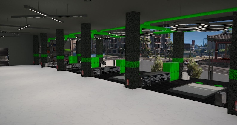 Fast Customs Mechanic | MLO / MAP | Fivem GTAV | Optimized | Drag and ...