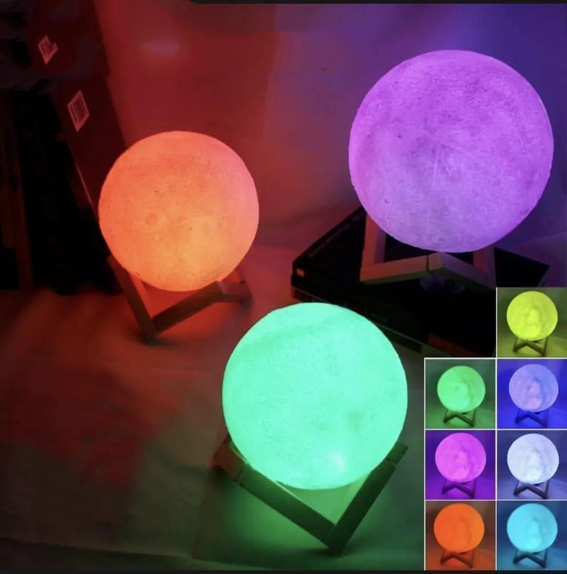 Himalayan Pink Salt Lamp Sphere, Moon Salt Lamp, Ball Natural Lamp 7 ...