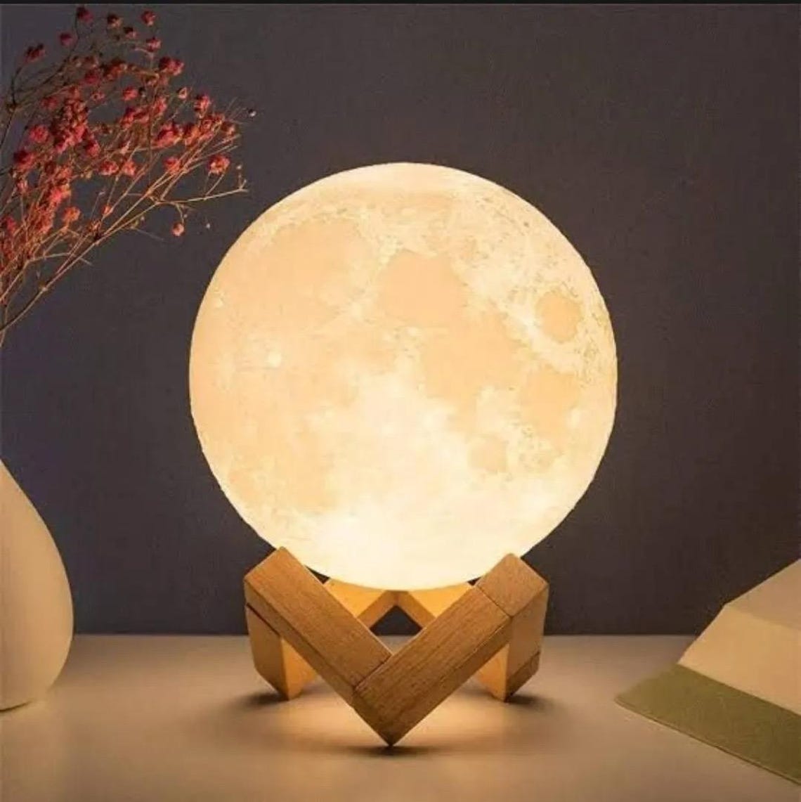Himalayan Pink Salt Lamp Sphere, Moon Salt Lamp, Ball Natural Lamp 7 ...
