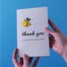 Bee Thank You Card – Printable Amazing Card (digital Download) - Etsy