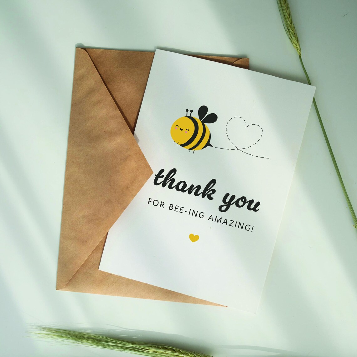 Thank You for BEEING Amazing - Printable Card - Etsy