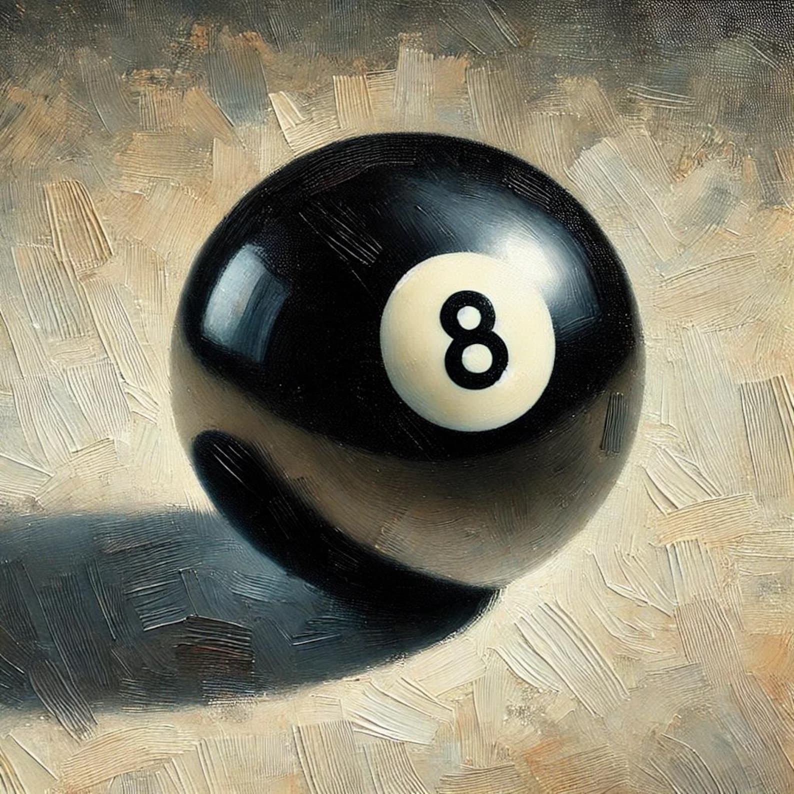 Vintage 8 Pool Ball - Etsy