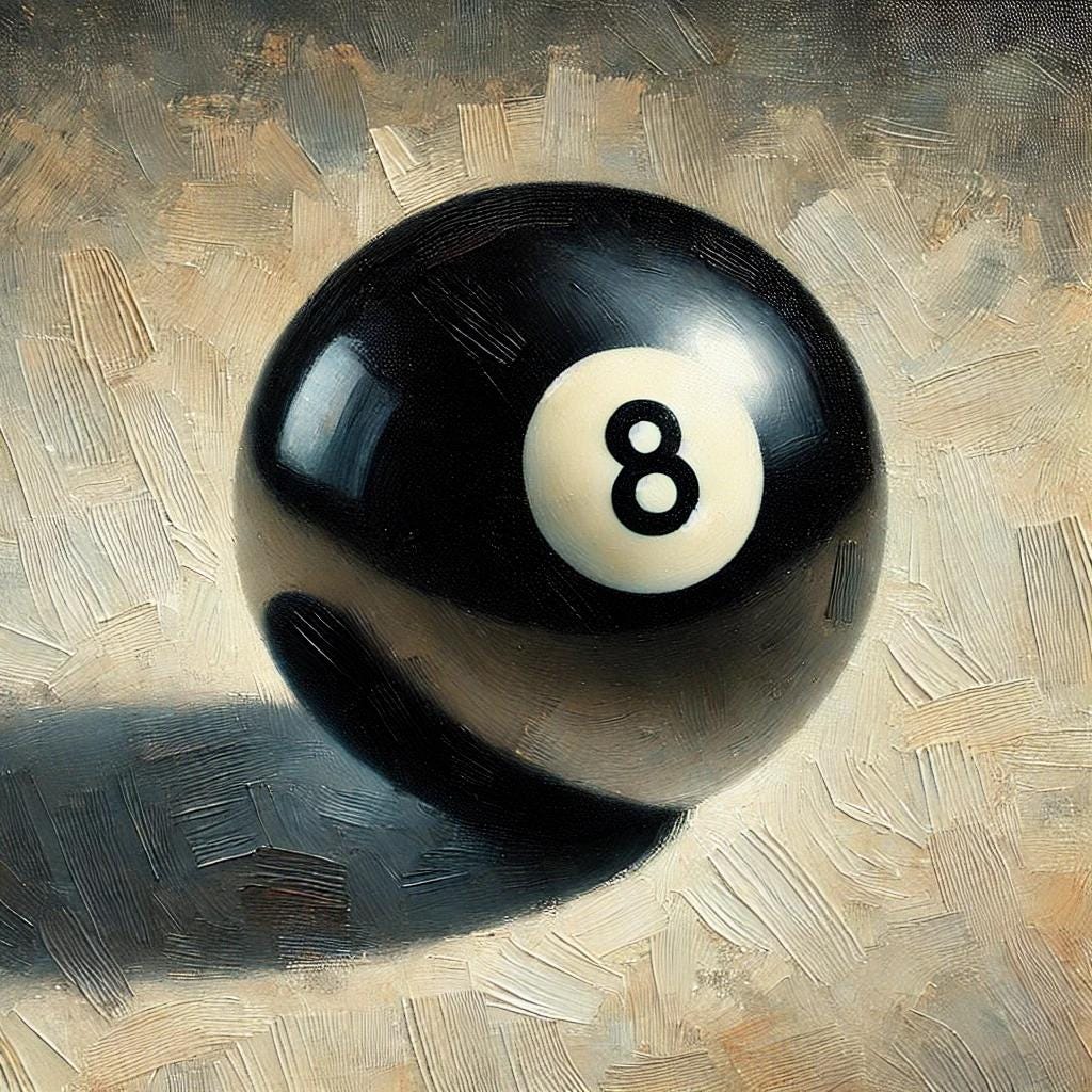 Vintage 8 Pool Ball - Etsy