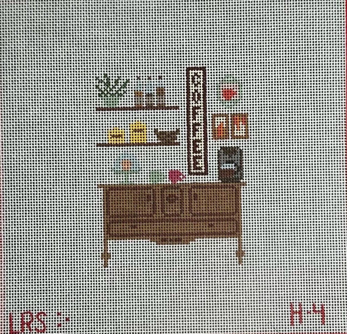 Coffee Hutch Needlepoint Canvas - Etsy