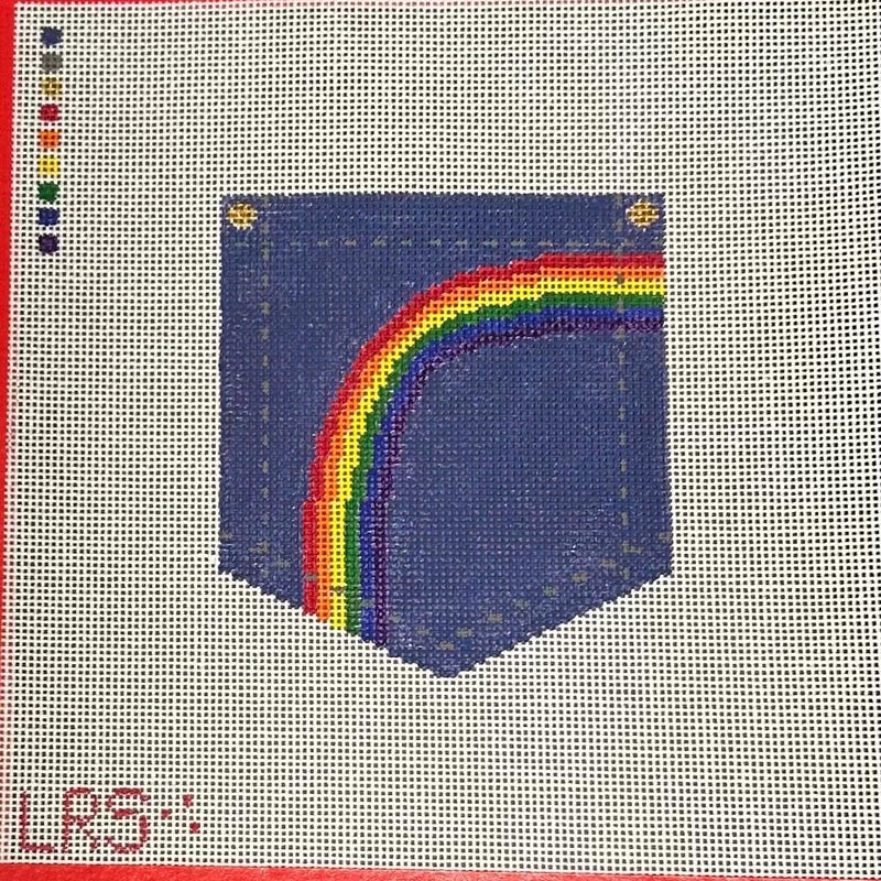 Rainbow Needlepoint - Etsy