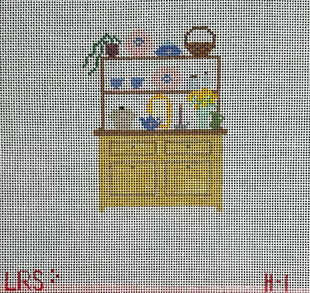 Kitchen Hutch Needlepoint Canvas - Etsy
