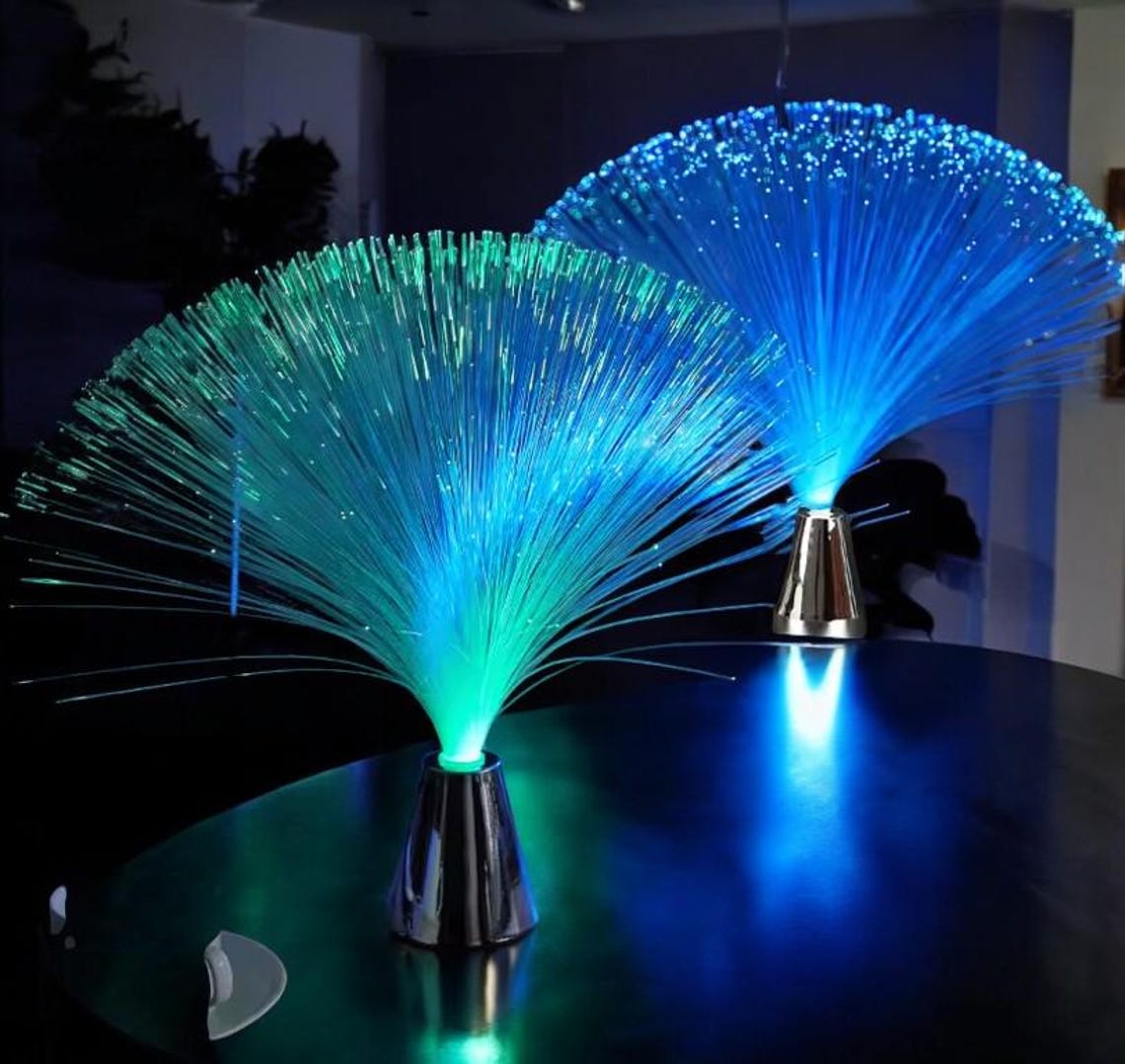 LED Fiber Optic Lamp – Multicolor Starry Night Lights for Weddings ...