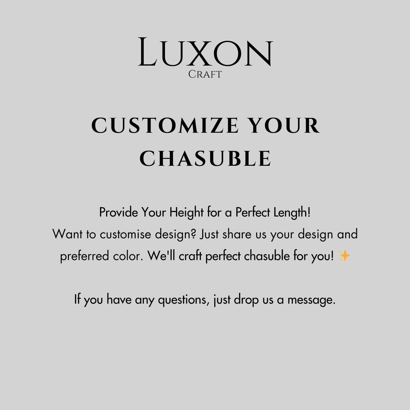 Handmade Pink Chasuble With Embroidered Cross and Floral Design ...