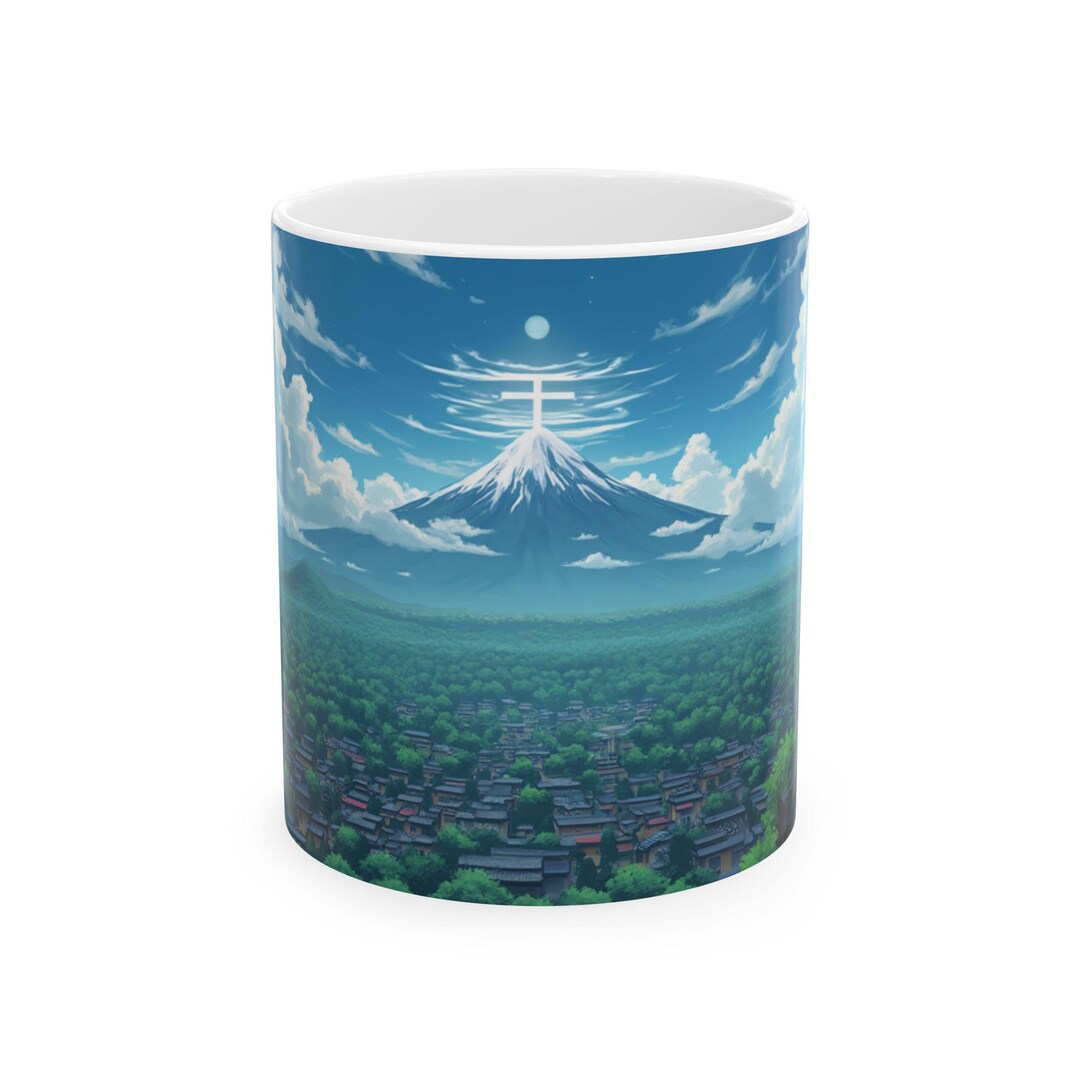 Coffee Mug | Naruto Ninja Mug: Spirit of Konoha | Handmade Ceramic ...
