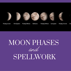 Moon Phases & Spell Work PDF: Magical Guide for Lunar Rituals and ...