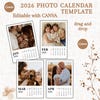 Digital Calendar Template (canva) - Etsy