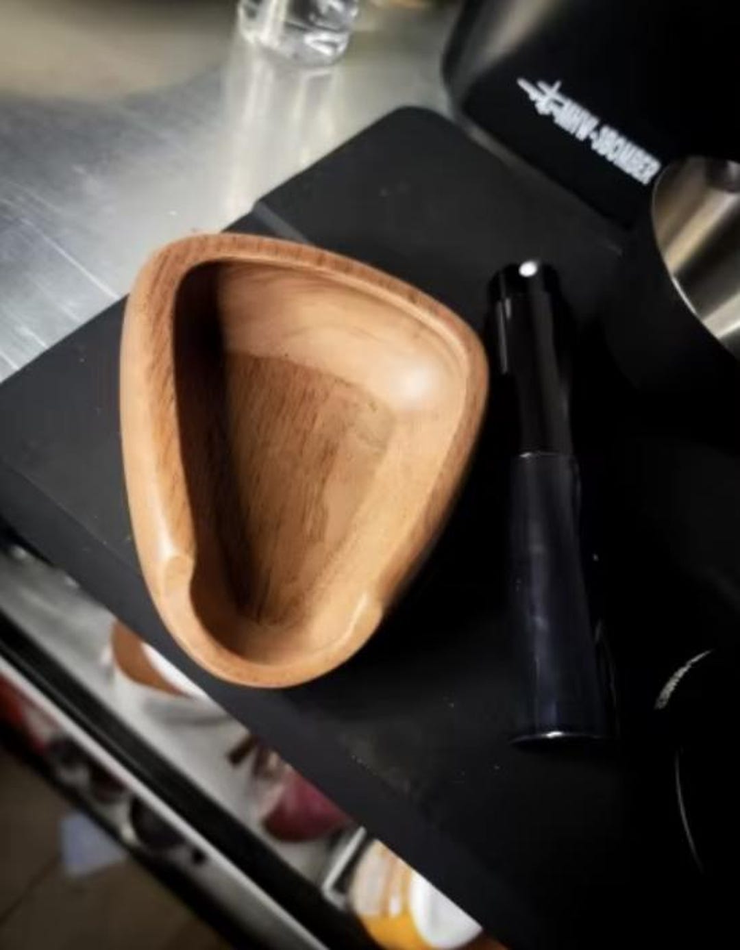 Handcrafted Solid Wood Coffee Bean Tray & Barista Set, Complete With a ...