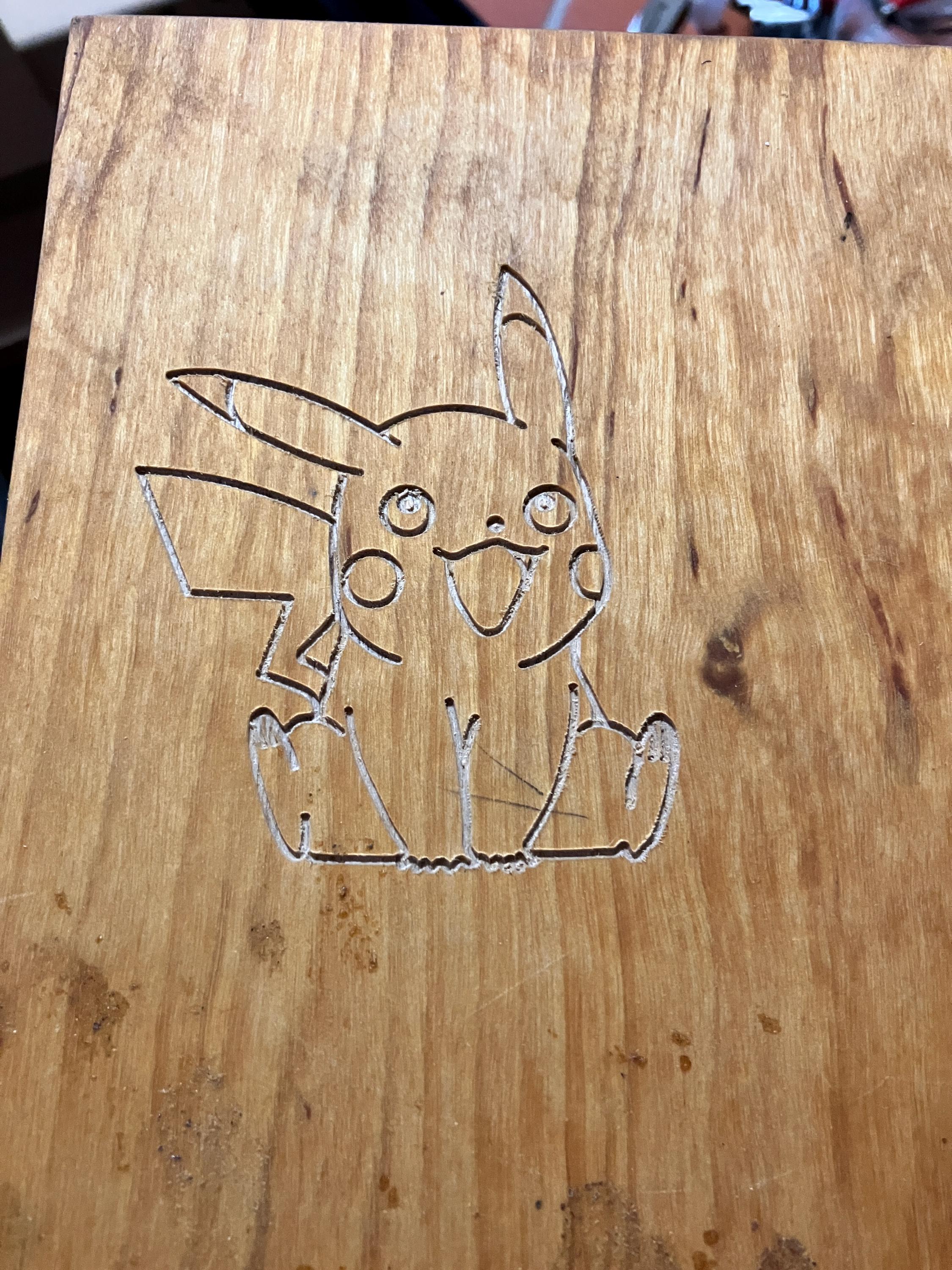 Pikachu Pokemon DXF CAD CNC Laser - Etsy