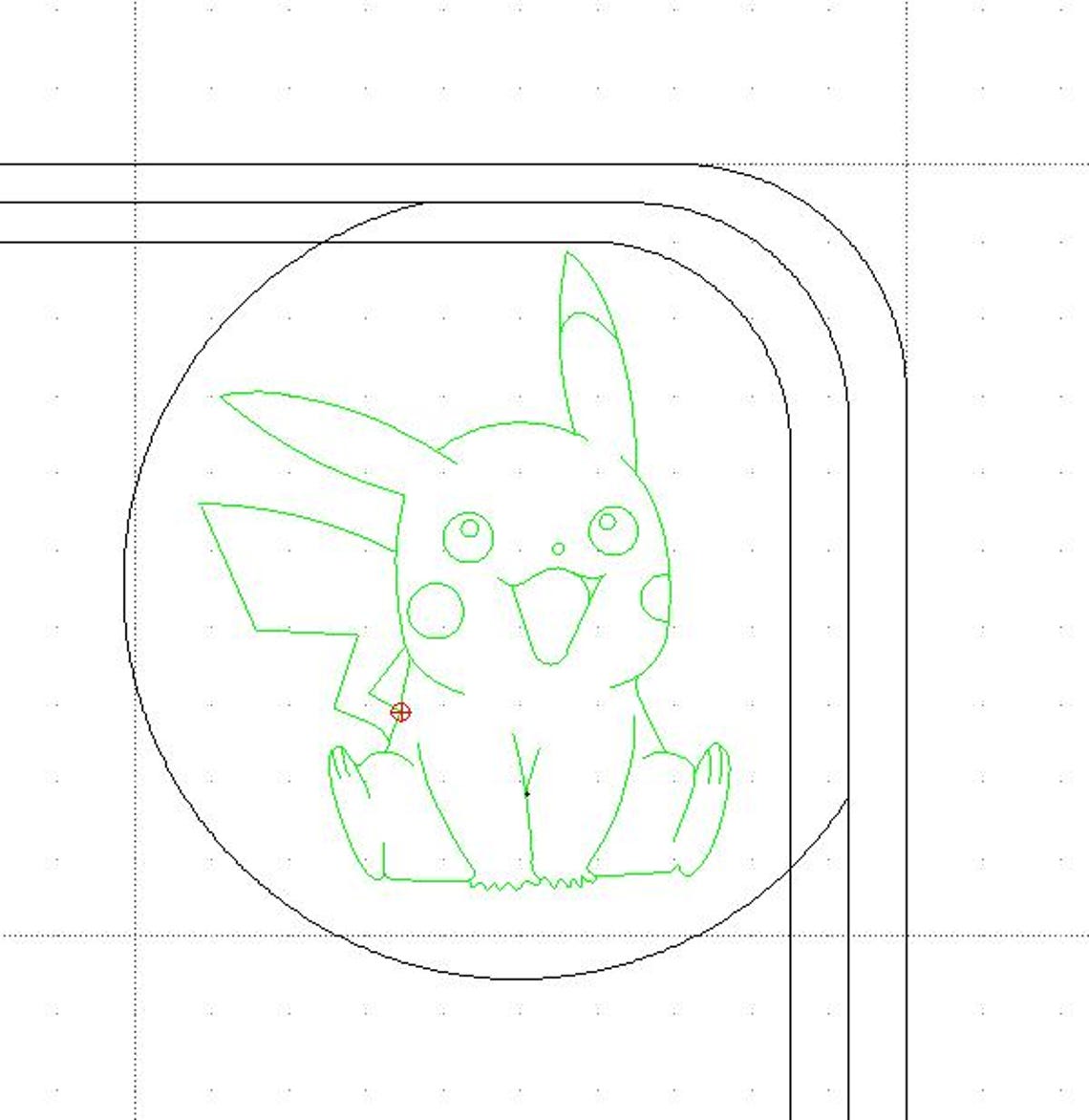 Pikachu Pokemon DXF CAD CNC Laser - Etsy