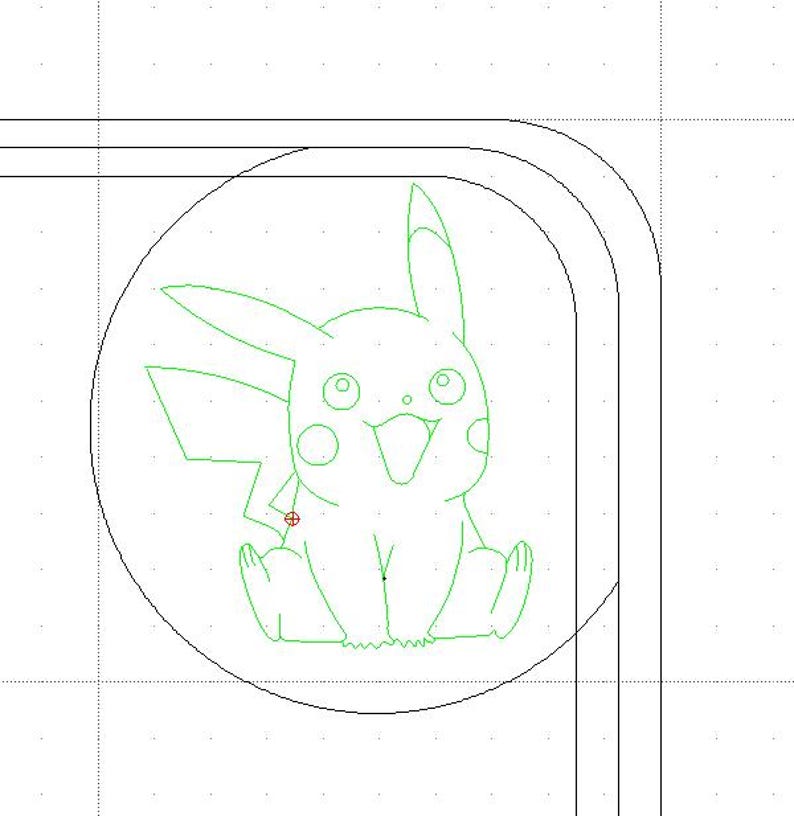 Pikachu Pokemon DXF CAD CNC Laser - Etsy