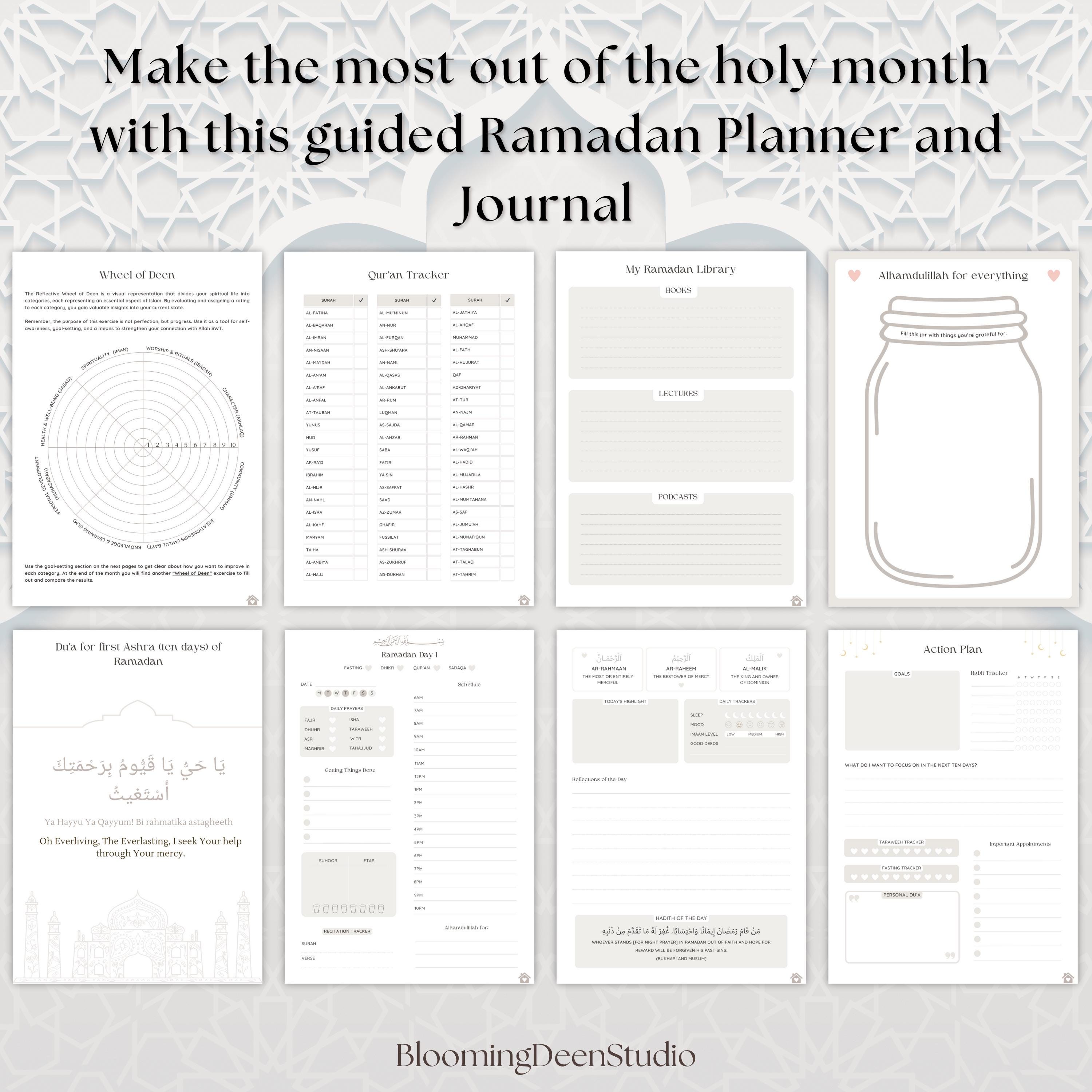 Ramadan Planner Bundle – 2025 Digital Planner & Notion Template ...
