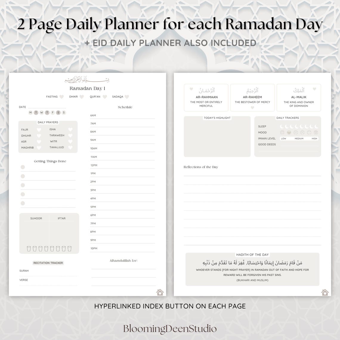 Ramadan Planner Bundle – 2025 Digital Planner & Notion Template ...