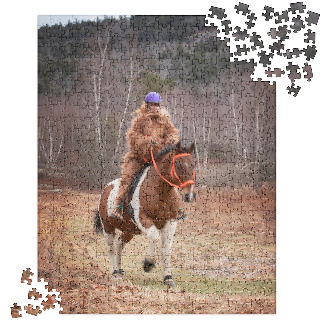 Bigfoot Sasquatch Yeti Jigsaw Puzzle Riding Horse - Etsy