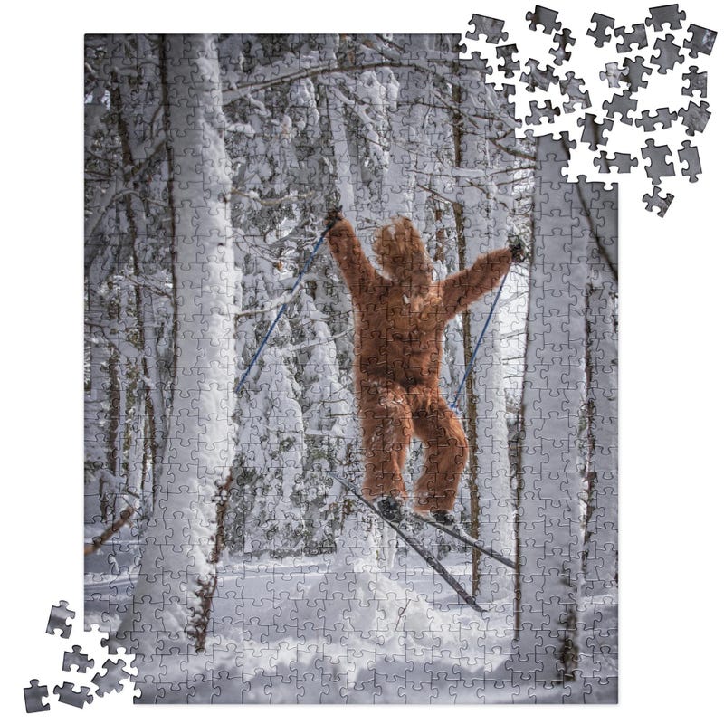 Sasquatch Jigsaw Puzzle - Etsy