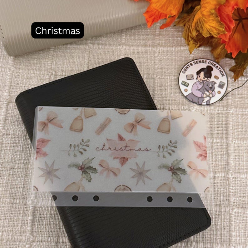 Bows/christmas A5 & A6/personal Size Laminated Cash Envelopes ...
