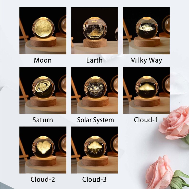 Custom Solar System Night Light, Cloud Night Light, Astronomy Table ...