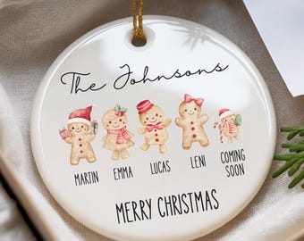Christmas Pregnancy Announcement Ornament, Pregnancy Ornament ...