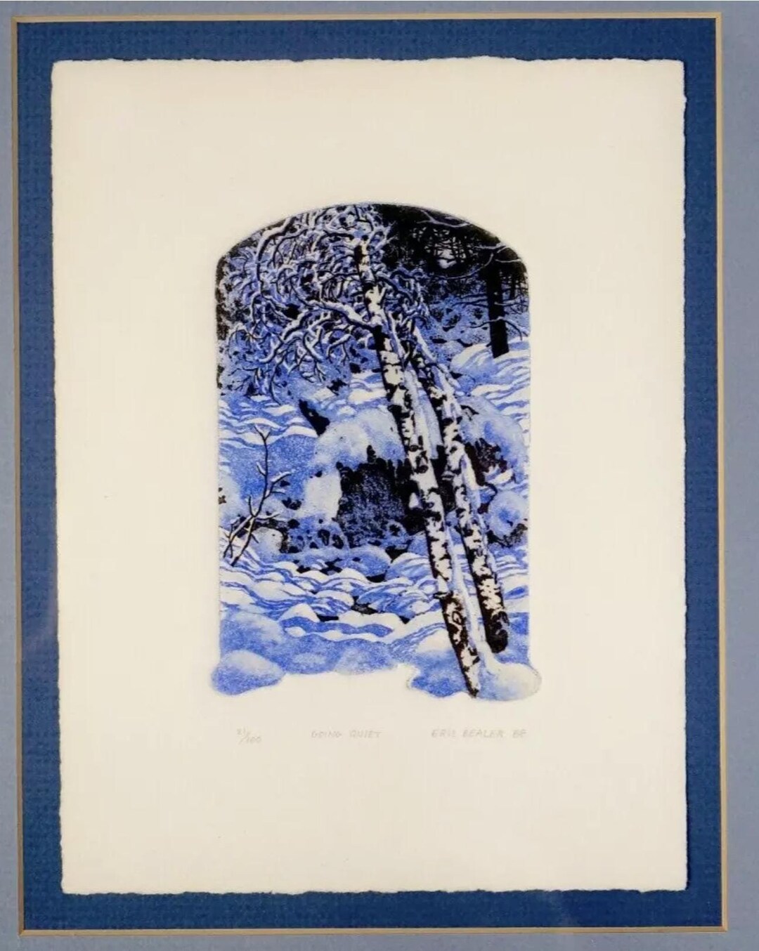 Eric Bealer Alaska going Quiet Signed Limited Art Print of Nature ...