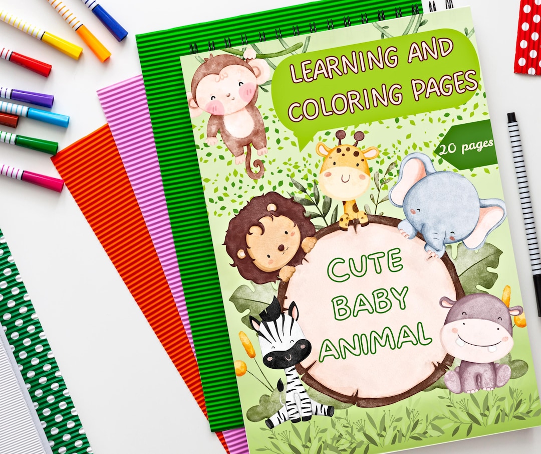 Learn Coloring Pages, Colored Page, Learn Sheet Coloring, Cute Baby ...