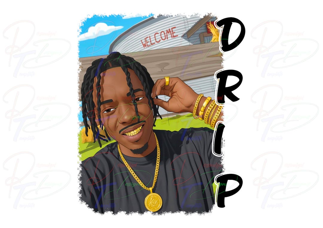 Rapper Bling PNG | Hip Hop Graffiti Art (digital Download) - Etsy