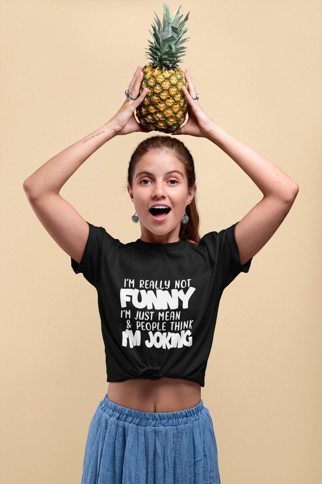 Sarcastic SVG | Snarky SVG | I'm Not Really Funny I'm Just Mean SVG ...