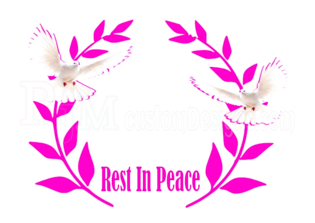 Memorial Picture Template | Rest in Peace Digital Download ...