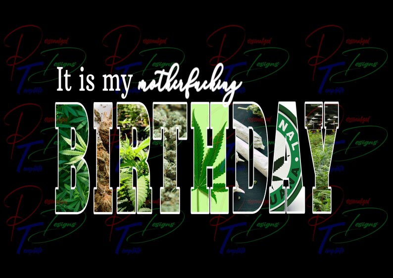 Weed Birthday Shirt Template | Smoke Queen | Stoner Birthday King ...