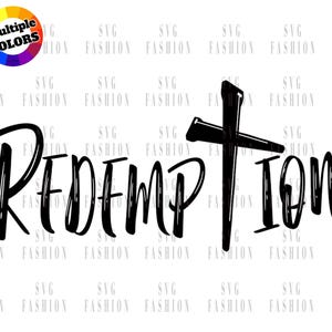 Redemption Christian Cross SVG Files | Jesus Nail Cross (digital ...