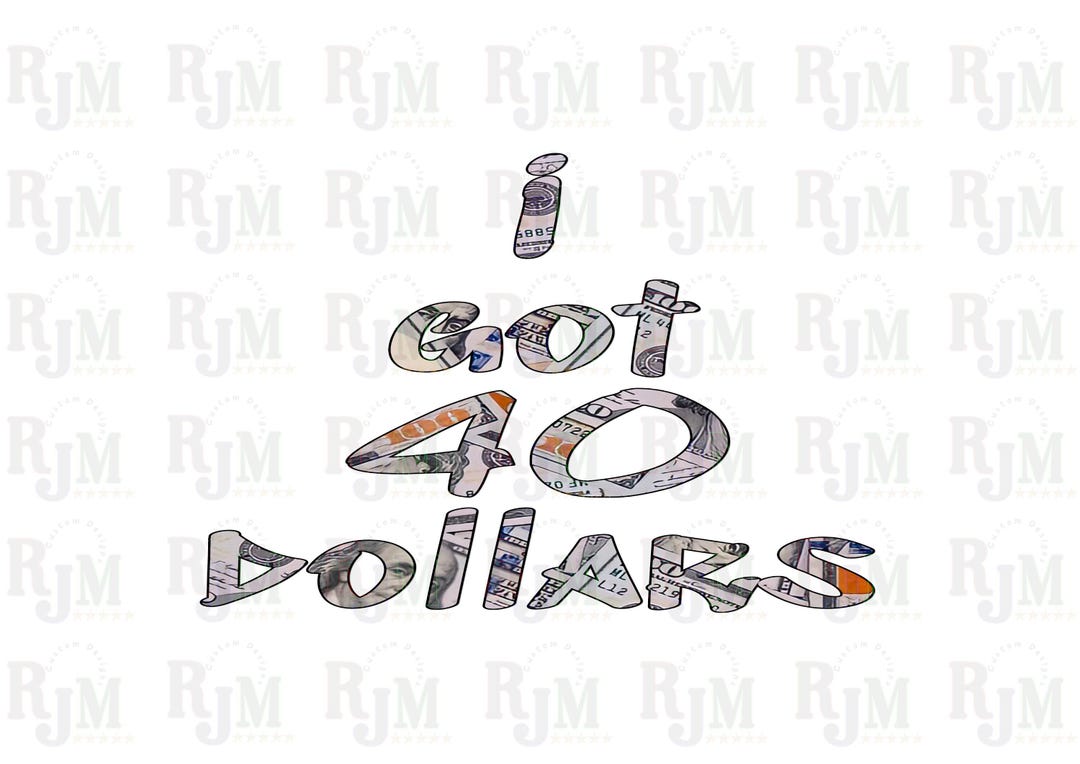 40 Dollars PNG | Forty Money Pattern | Business Owner PNG | Money PNG ...