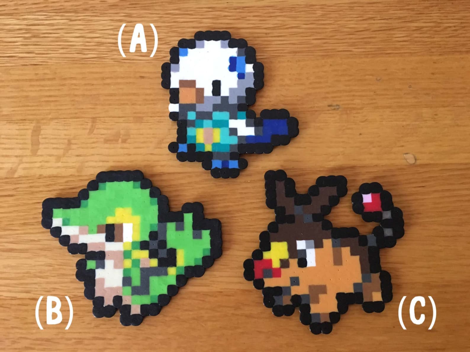 Generation Five Pokemon Starters Perler Beads - Tepig - Oshawatt ...