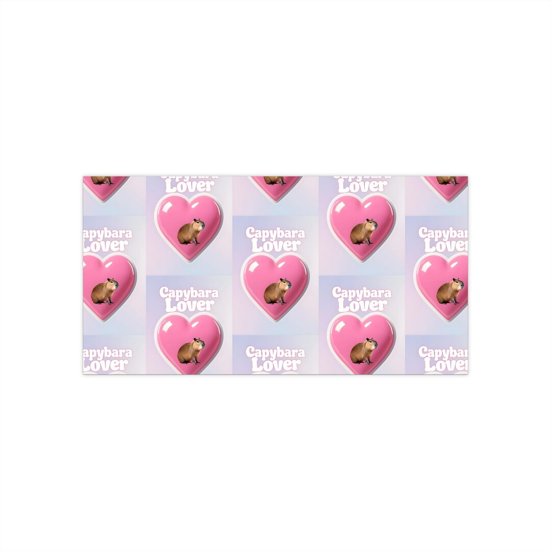 Capybara Lover Bumper Stickers - Cute Car Decals, Animal Lover Gift ...