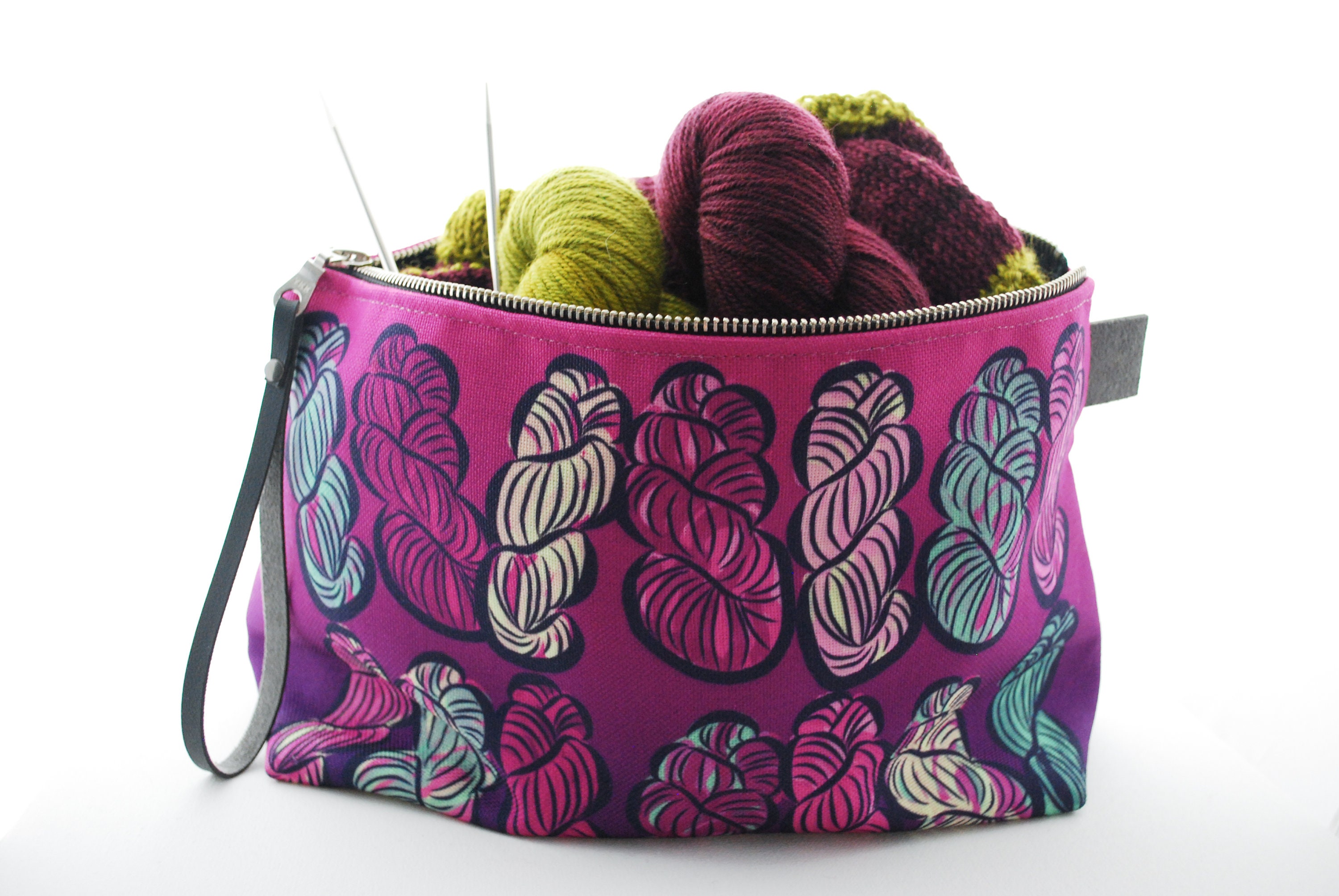 Hallelujah it's Raining Yarn Knitting Project Bag - Etsy